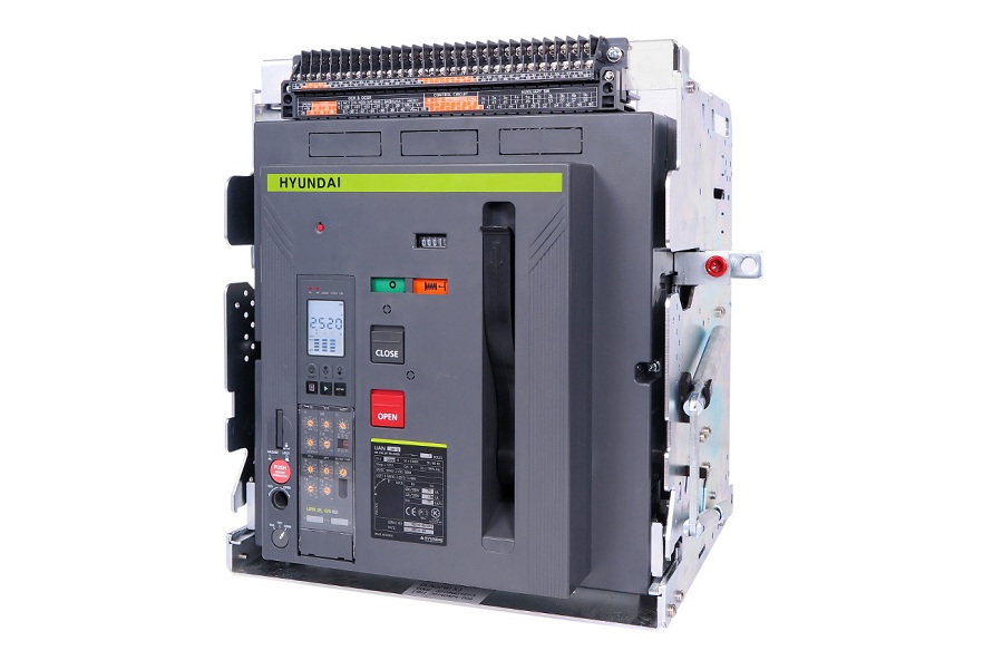 Máy cắt không khí ACB Hyundai 3P UAN12A 3H M2C2S250K, 1250A, 85kA ...